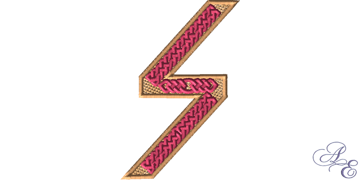 Art of Embroidery - Celtic Knot Sowulo Rune - Machine Embroidery Designs